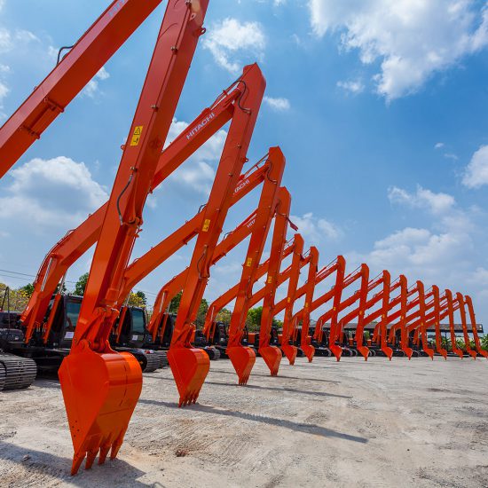 TX Delivers Super Long Front Excavators to Royal Irrigation Department ...